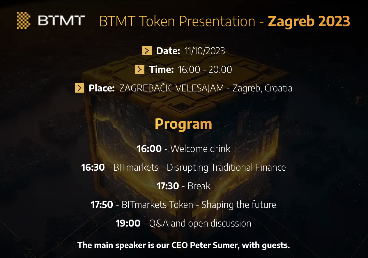BITmarkets announces the details of the BTMT token public sale | Trader ...